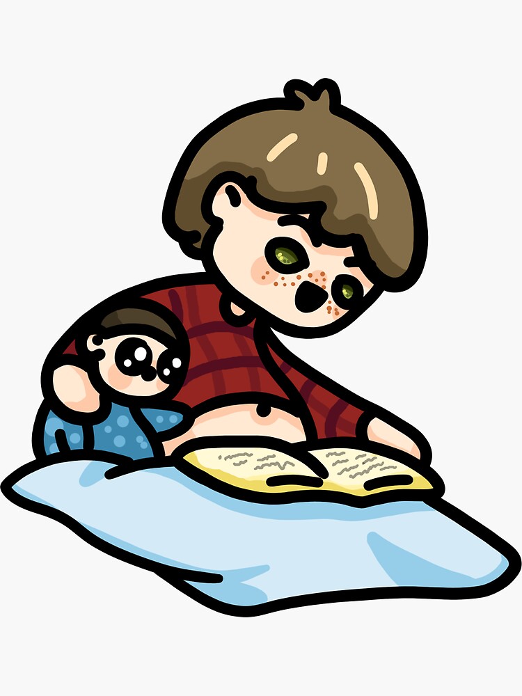 "Quiet Time" Sticker by CaseiSolus | Redbubble