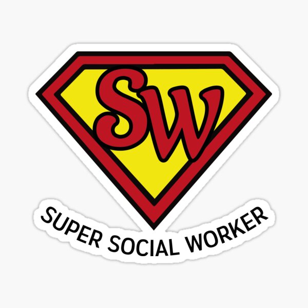 Social Worker Funny Stickers | Redbubble