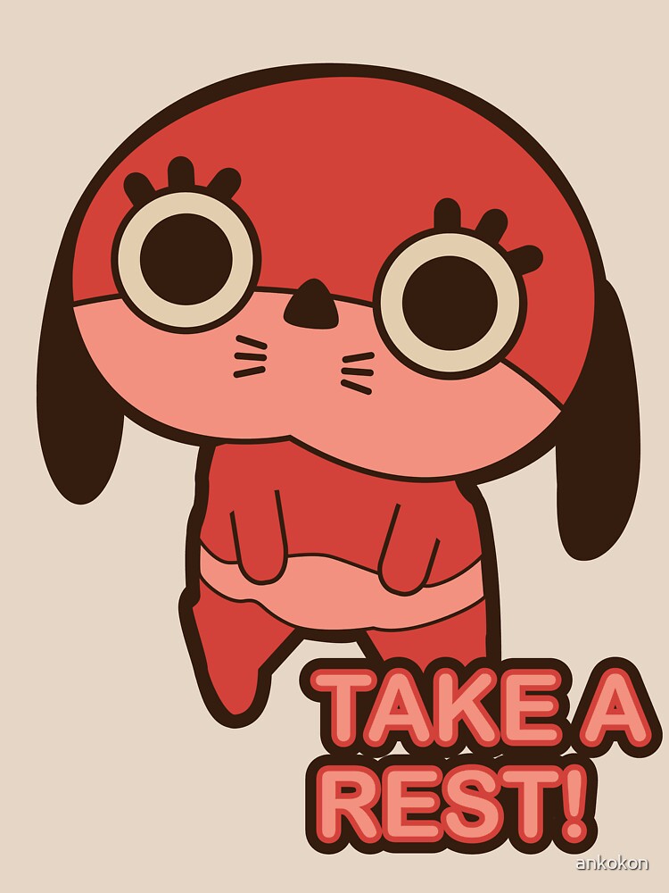 T-shirt « Repose toi un peu! », par ankokon | Redbubble