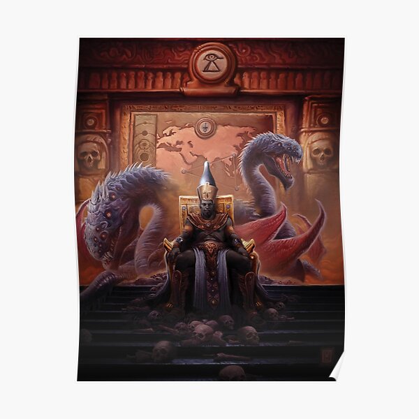 "The Black Pharaoh Nyarlathotep by Victor Leza" Poster for Sale by ...