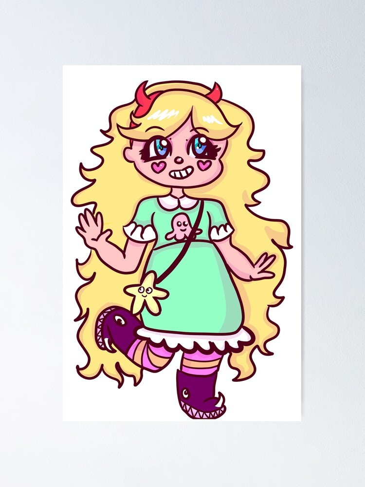 "Star Butterfly" Poster for Sale by Ellerz | Redbubble