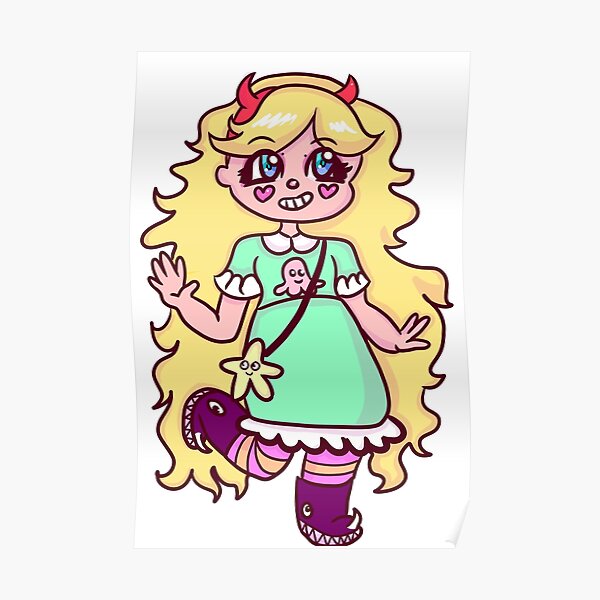 "Star Butterfly" Poster for Sale by Ellerz | Redbubble