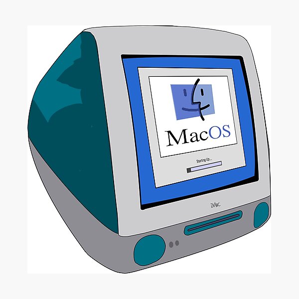"Classic Aqua iMac G3" Photographic Print by grombletromble | Redbubble
