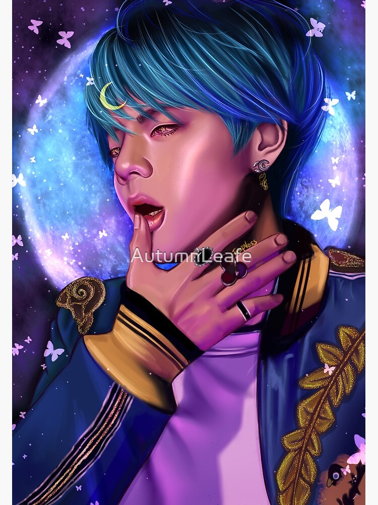 "BTS V MOONCHILD V2" Photographic Print for Sale by AutumnLeafe | Redbubble