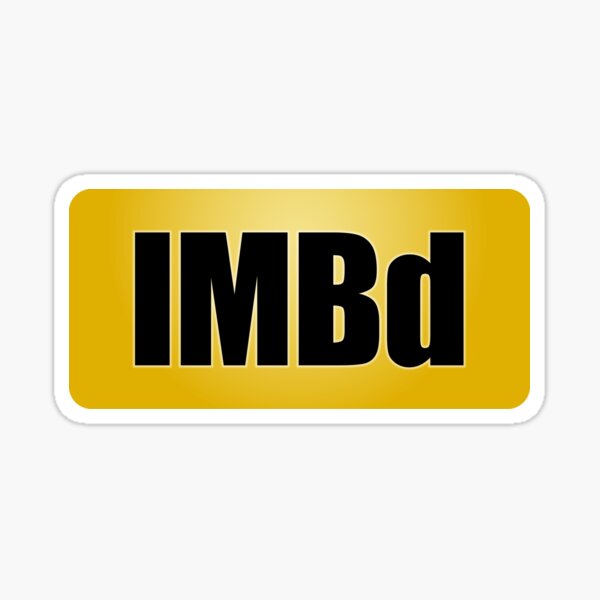 "IMDb Logo" Sticker for Sale by Arkrite | Redbubble