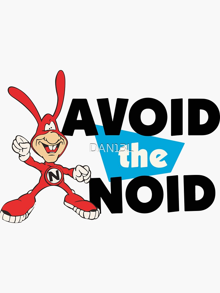 "Avoid the Noid" Sticker for Sale by DAN13L | Redbubble