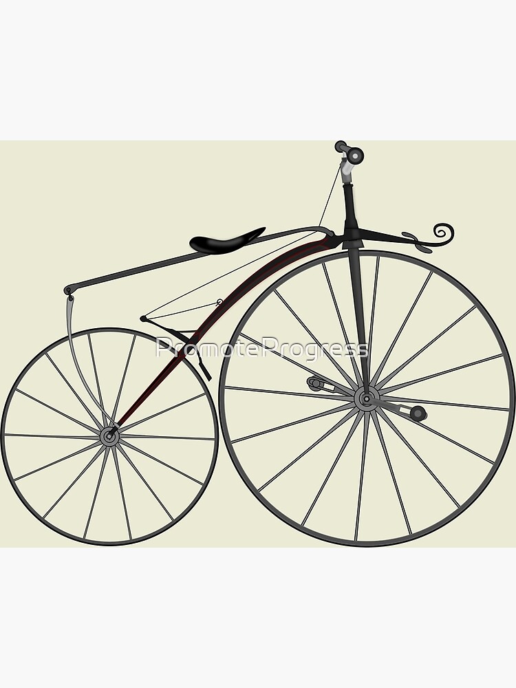 "Boneshaker Fahrrad" Poster von PromoteProgress | Redbubble