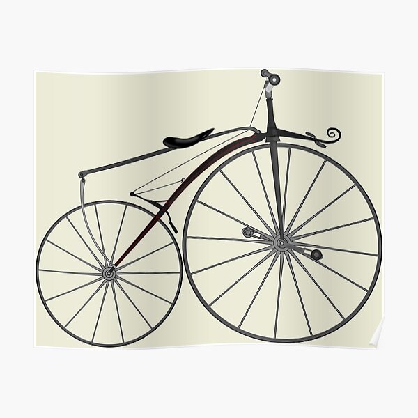 "Boneshaker Fahrrad" Poster von PromoteProgress | Redbubble