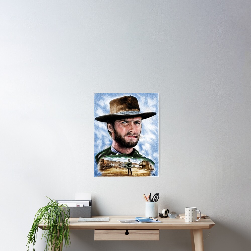 "The Man with no name" Poster for Sale by arfineart | Redbubble