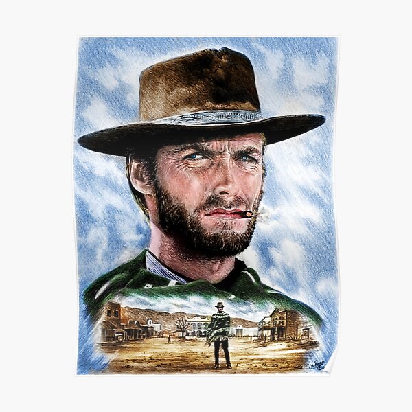 "The Man with no name" Poster for Sale by arfineart | Redbubble