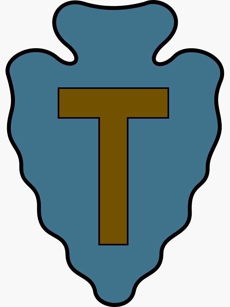 "36th Infantry Division 'Arrowhead' (United States)" Sticker for Sale ...