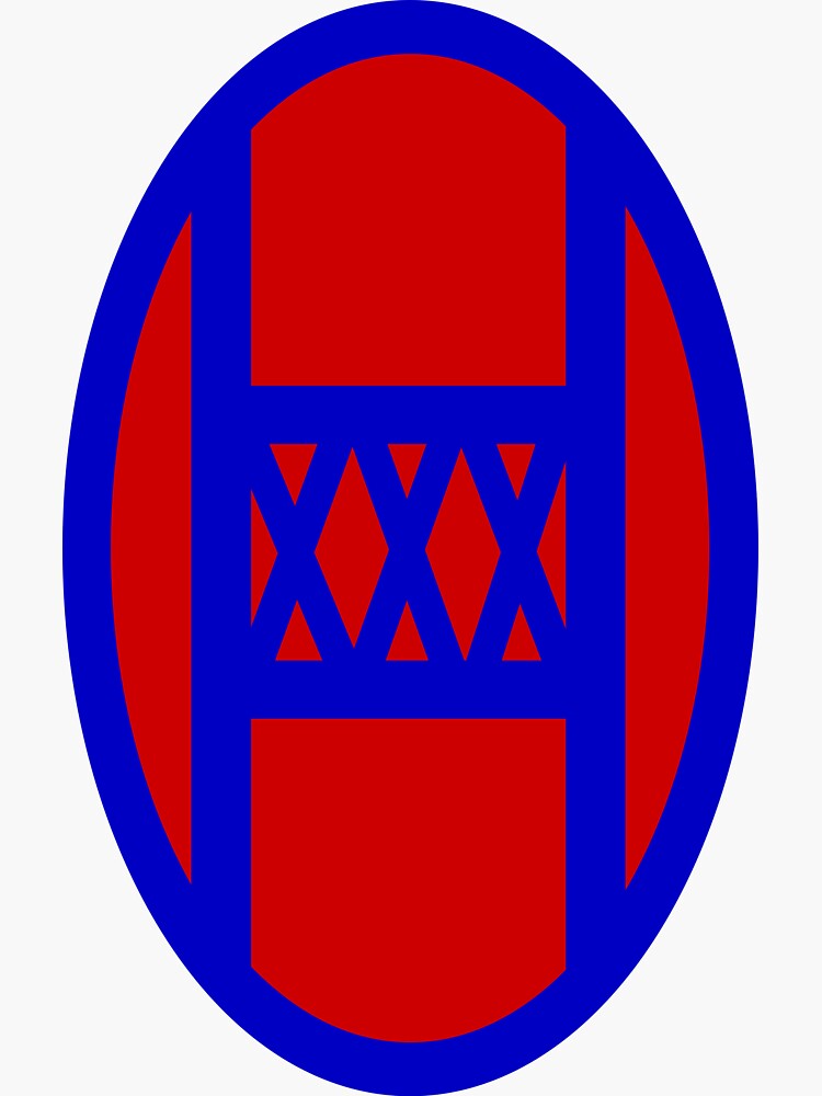 Pegatina «Equipo de Combate de la 30a Brigada Blindada (Guardia ...