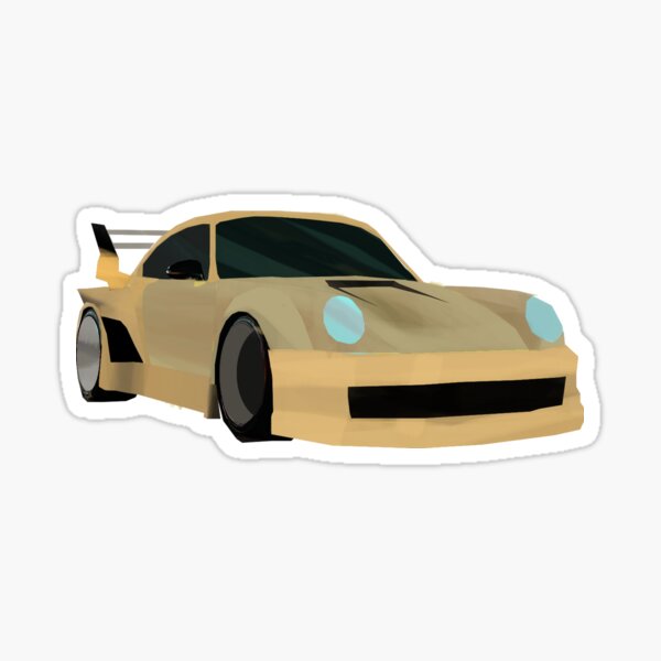 "RWB jdm car illustration" Sticker for Sale by sketchakita | Redbubble