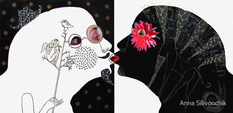 "yin and yan" by Hanna Silivonchyk | Redbubble