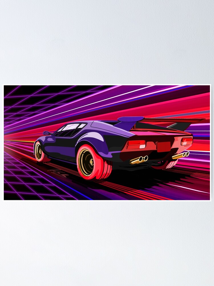 "countach 80s" Poster for Sale by Pikokk | Redbubble