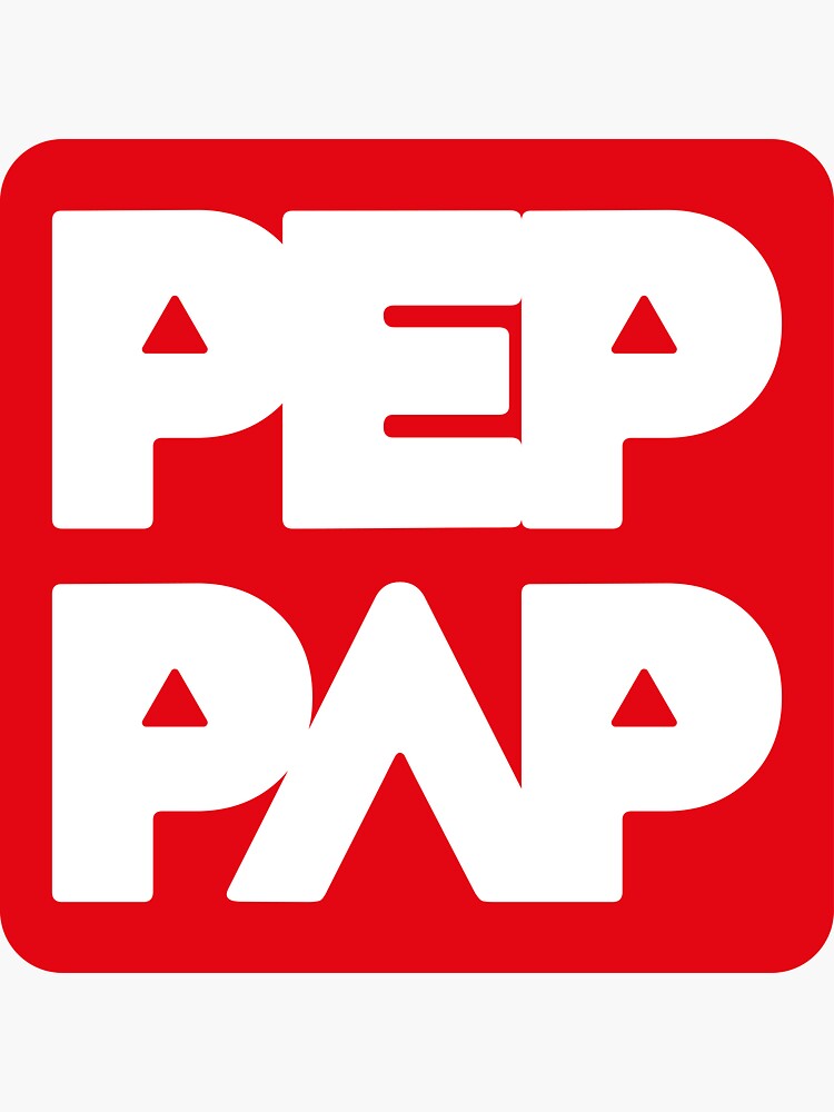 "PEP PAP Red" Sticker for Sale by amclub | Redbubble