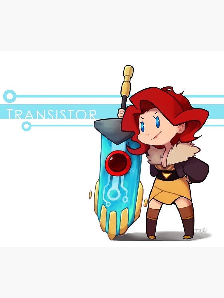"Transistor + Red" Poster by kynimdraws | Redbubble