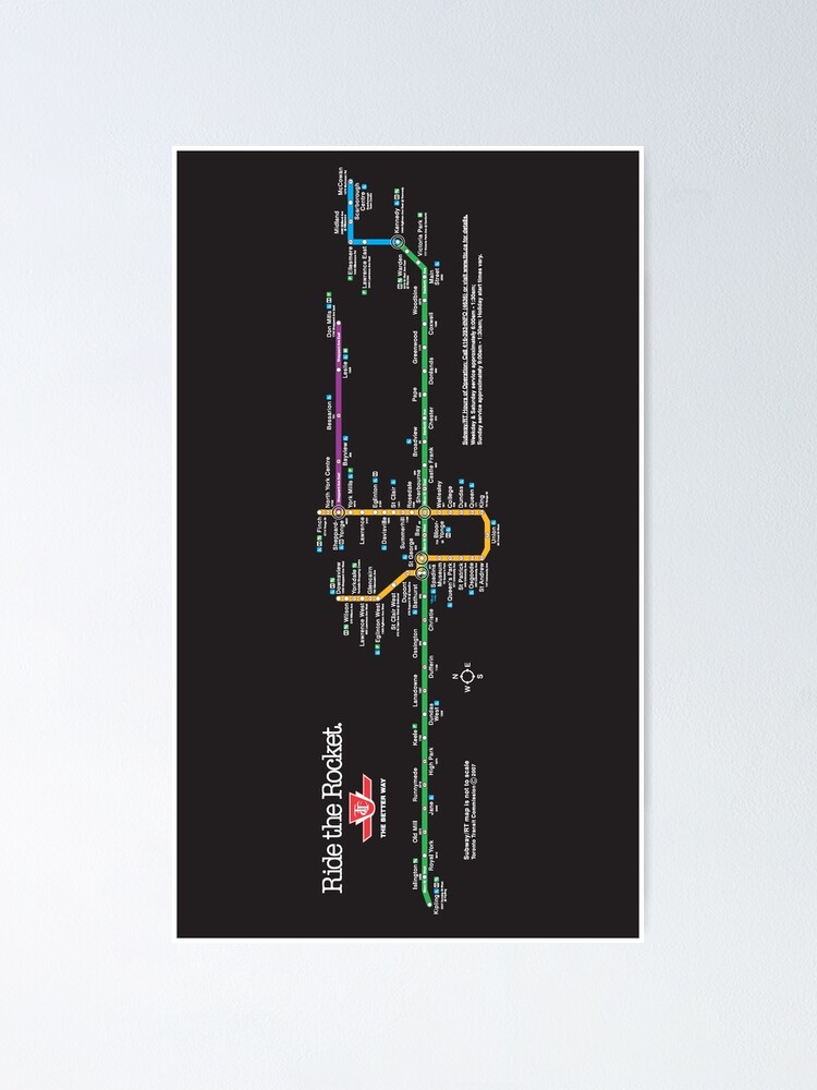 "Toronto TTC" Poster by alyssamio | Redbubble