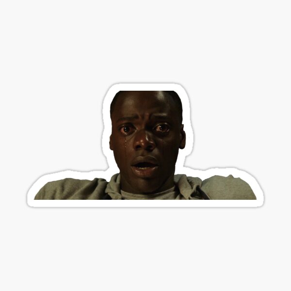"get out" Sticker for Sale by dtscott19 | Redbubble