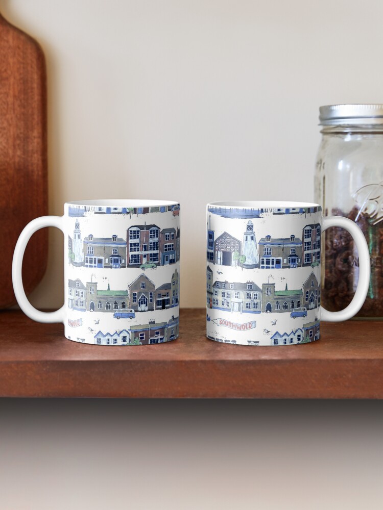 "Southwold, Suffolk Pattern" Coffee Mug for Sale by Emily Cook | Redbubble