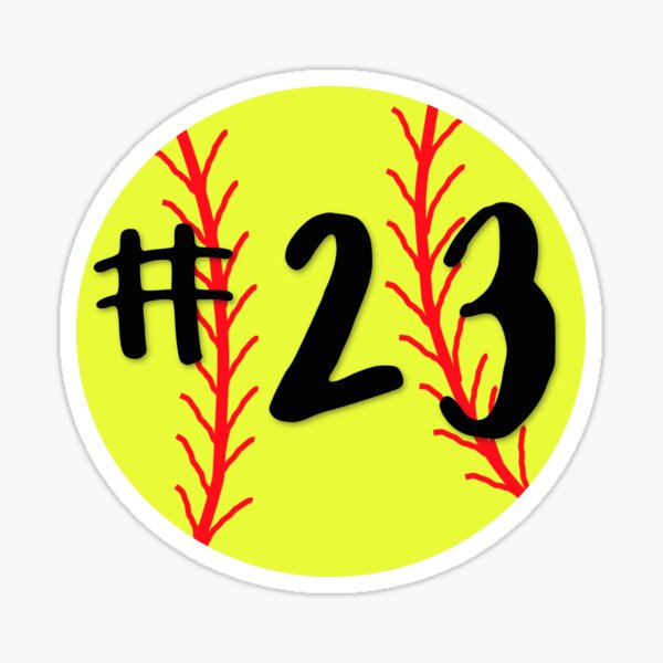 Number 23 Stickers | Redbubble