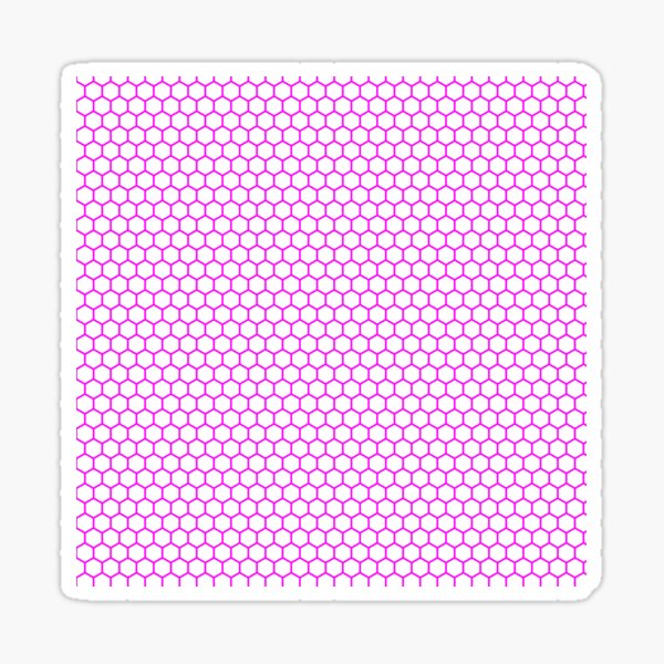 "Hexagonal Future Grid" Sticker by Dator | Redbubble