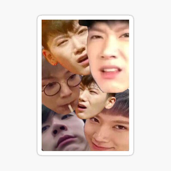 "NCT Ten's Meme Faces" Sticker for Sale by ihearthawaii808 | Redbubble
