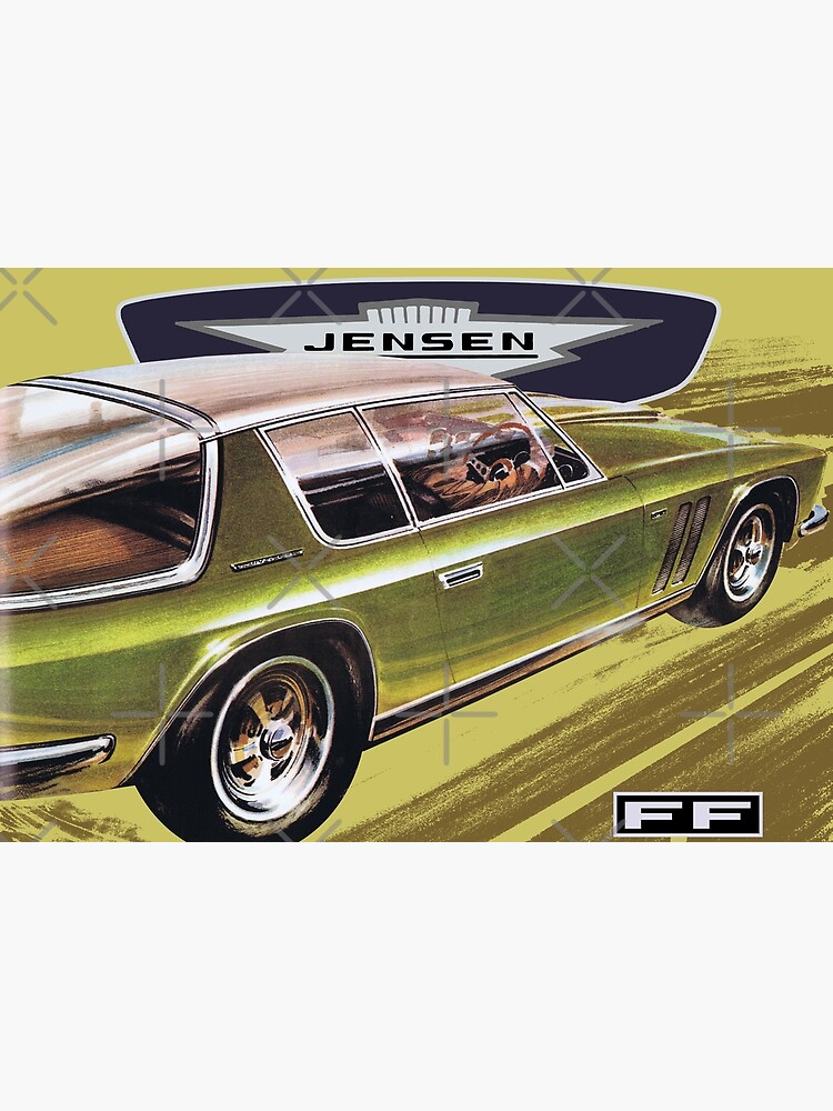 "JENSEN INTERCEPTOR FF" Canvas Print for Sale by ThrowbackMotors ...