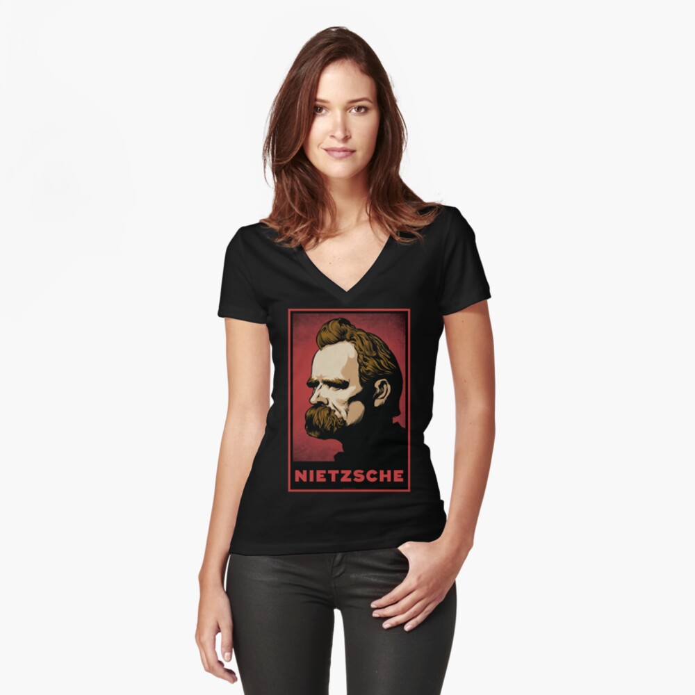 "Nietzsche Print" Sticker for Sale by LibertyManiacs | Redbubble
