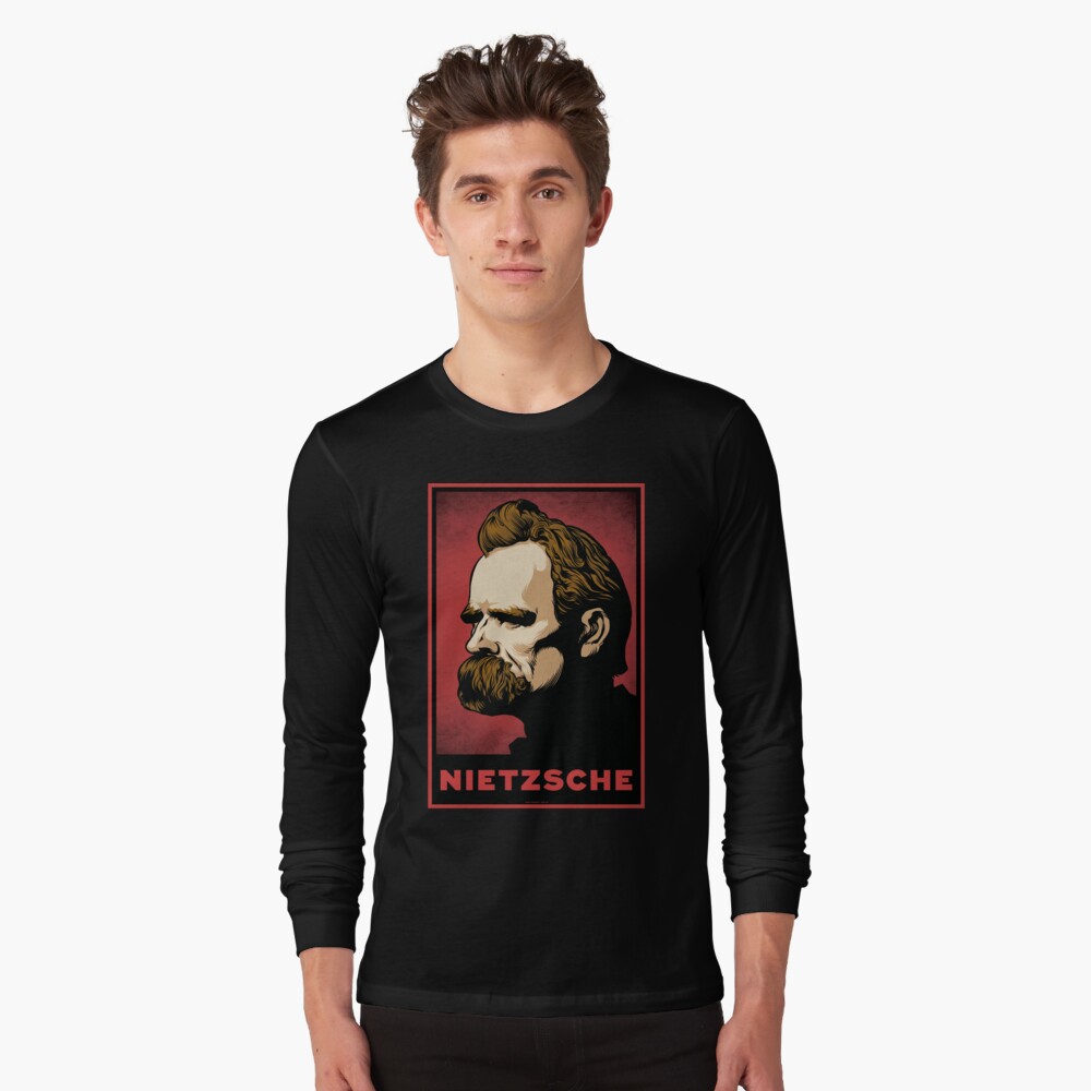 "Nietzsche Print" Sticker for Sale by LibertyManiacs | Redbubble