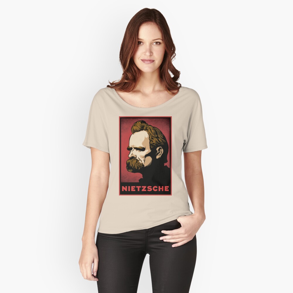 "Nietzsche Print" Sticker for Sale by LibertyManiacs | Redbubble
