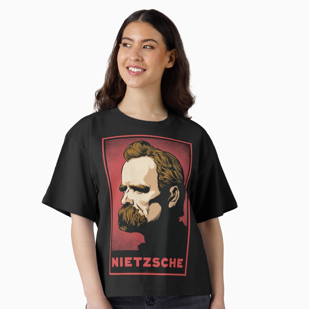 "Nietzsche Print" Sticker for Sale by LibertyManiacs | Redbubble