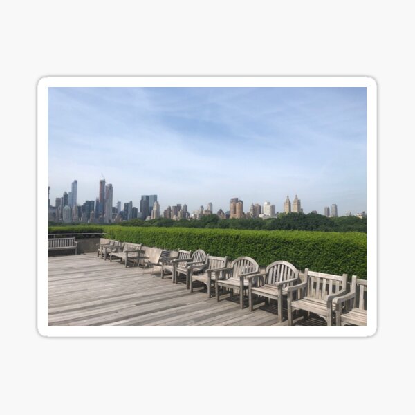 "New York City from the Metropolitan " Sticker for Sale by Summerthom ...