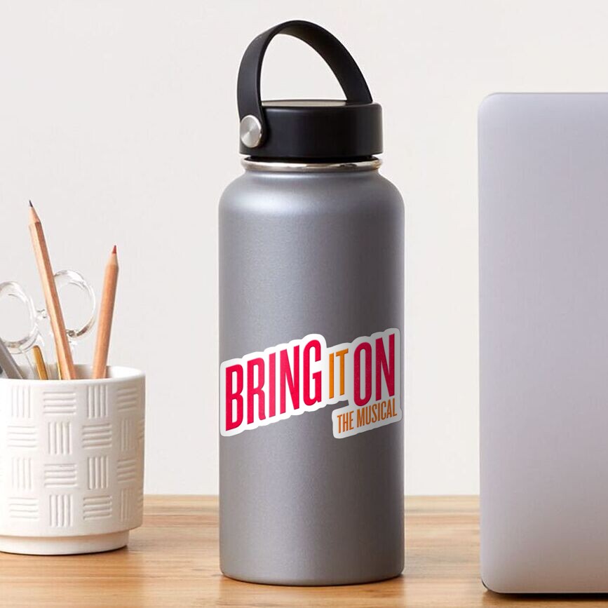 "bring it on logo" Sticker for Sale by faithjones | Redbubble