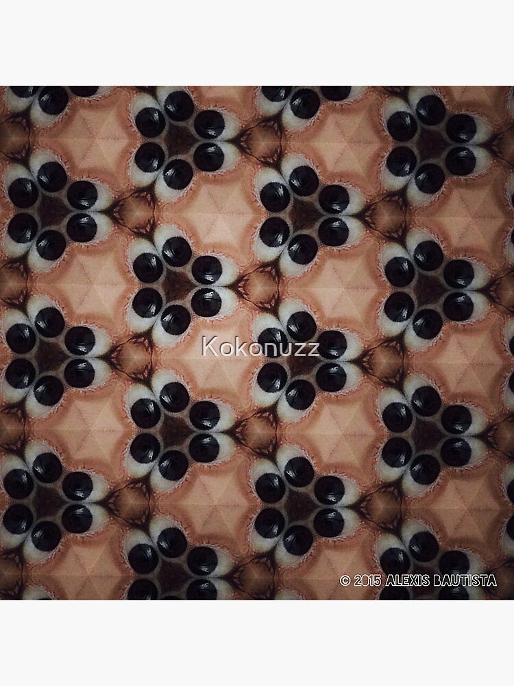 "Kaleidoscope Phobia Pattern: Now you can't unsee it" Art Print for ...