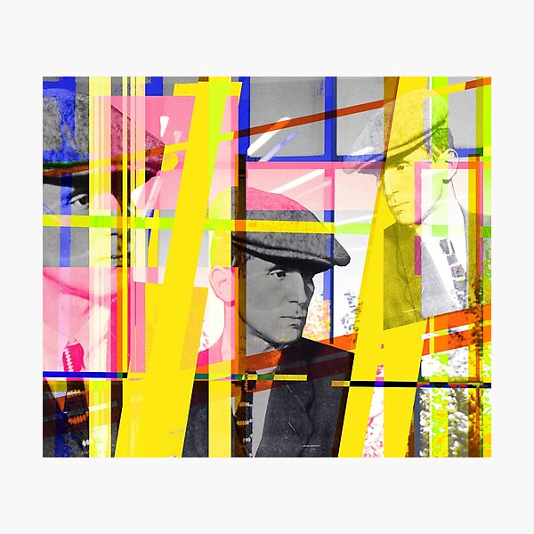 Lámina fotográfica «Collage digital de retratos de Bertolt Brecht ...