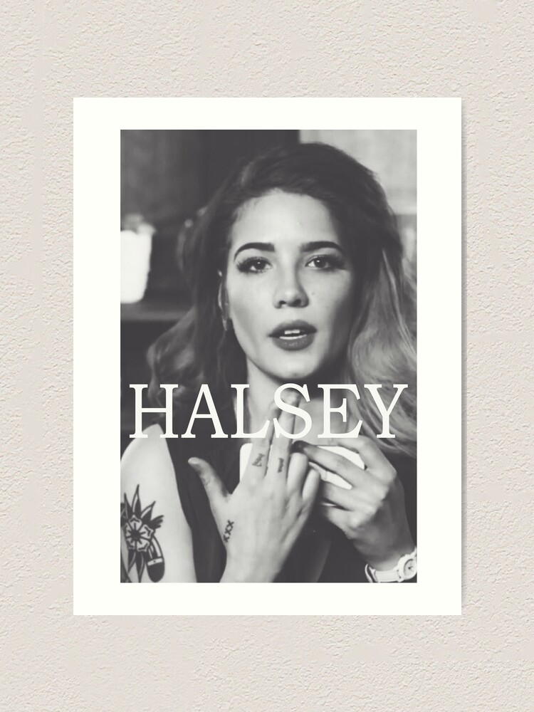 "Halsey Poster" Art Print by Sholari | Redbubble
