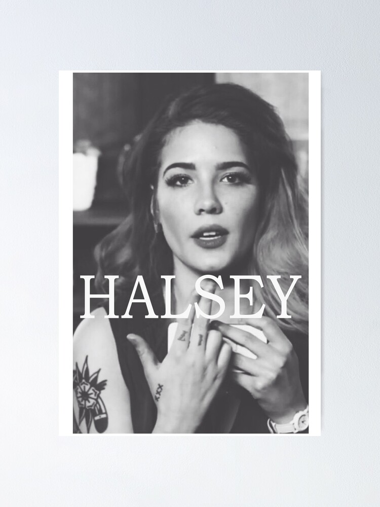 "Halsey Poster" Poster for Sale by Sholari | Redbubble