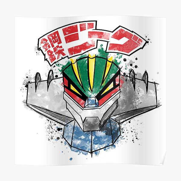 "Jeeg Robot" Poster for Sale by se7te | Redbubble