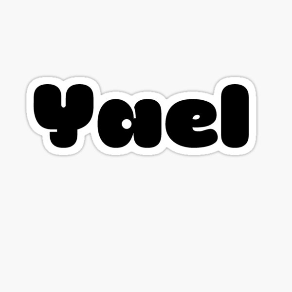 "Yael" Sticker for Sale by Shalomjoy | Redbubble