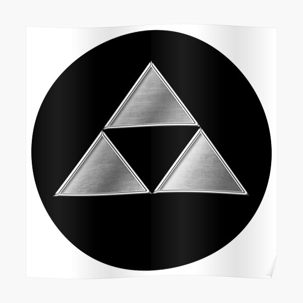 "Hojo Clan Kamon Silver Chrome" Poster for Sale by Takeda-art | Redbubble