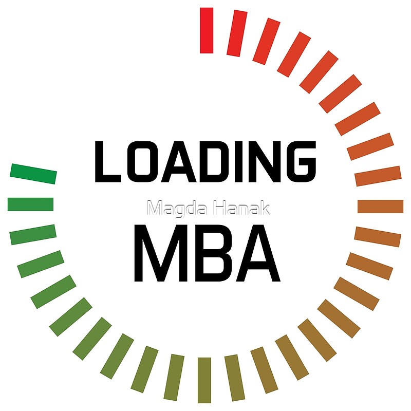 "MBA in progress - progress bar - loading bar in colour" by Magda Hanak ...