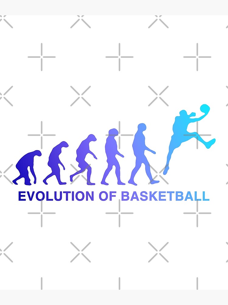 "EVOLUTION OF BASKETBALL GRADIENT II" Poster for Sale by CharlieCreator ...