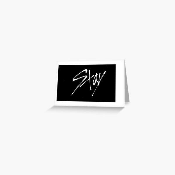 "STRAY KIDS STAY LOGO" Greeting Card for Sale by aylira | Redbubble