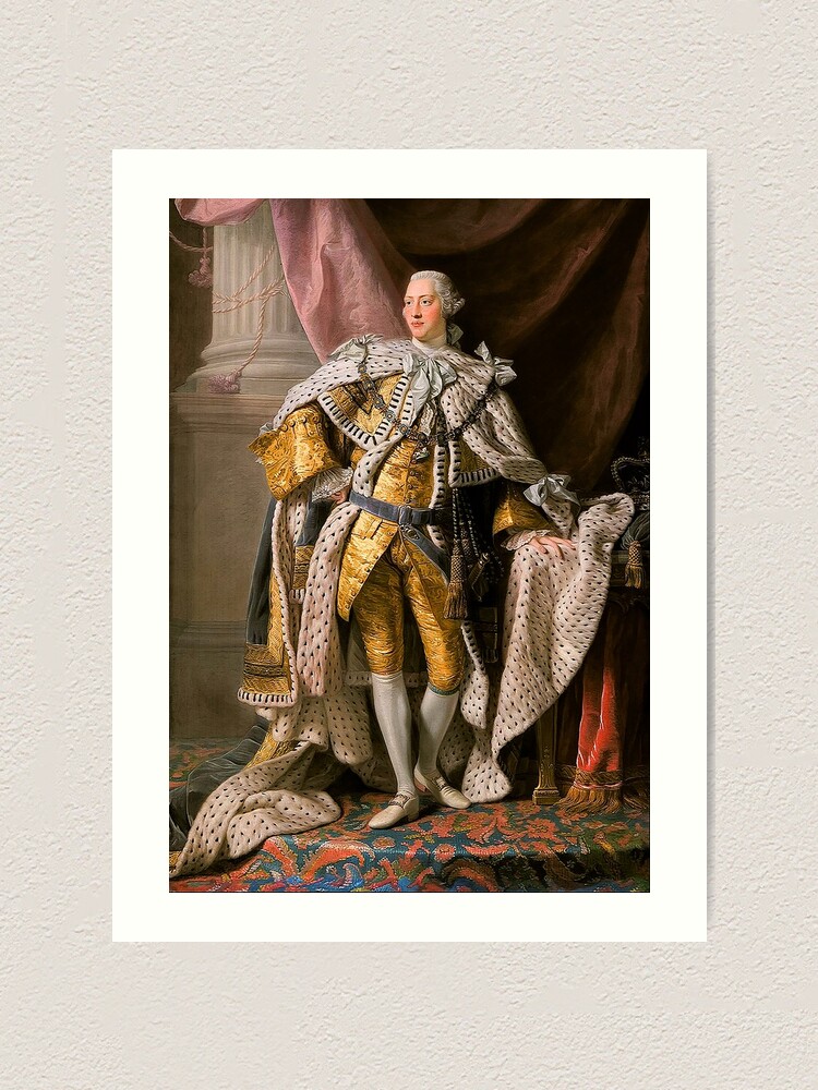 "King George III of England, 1762" Art Print by edsimoneit | Redbubble