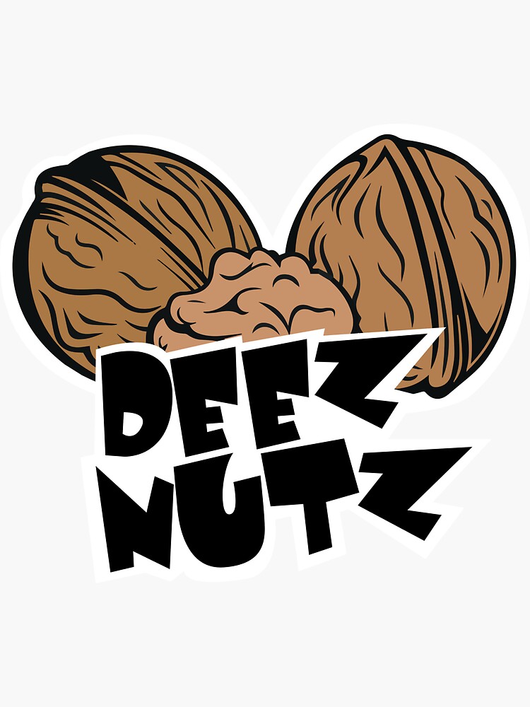 "Deez Nutz" Sticker for Sale by MCGraphics | Redbubble