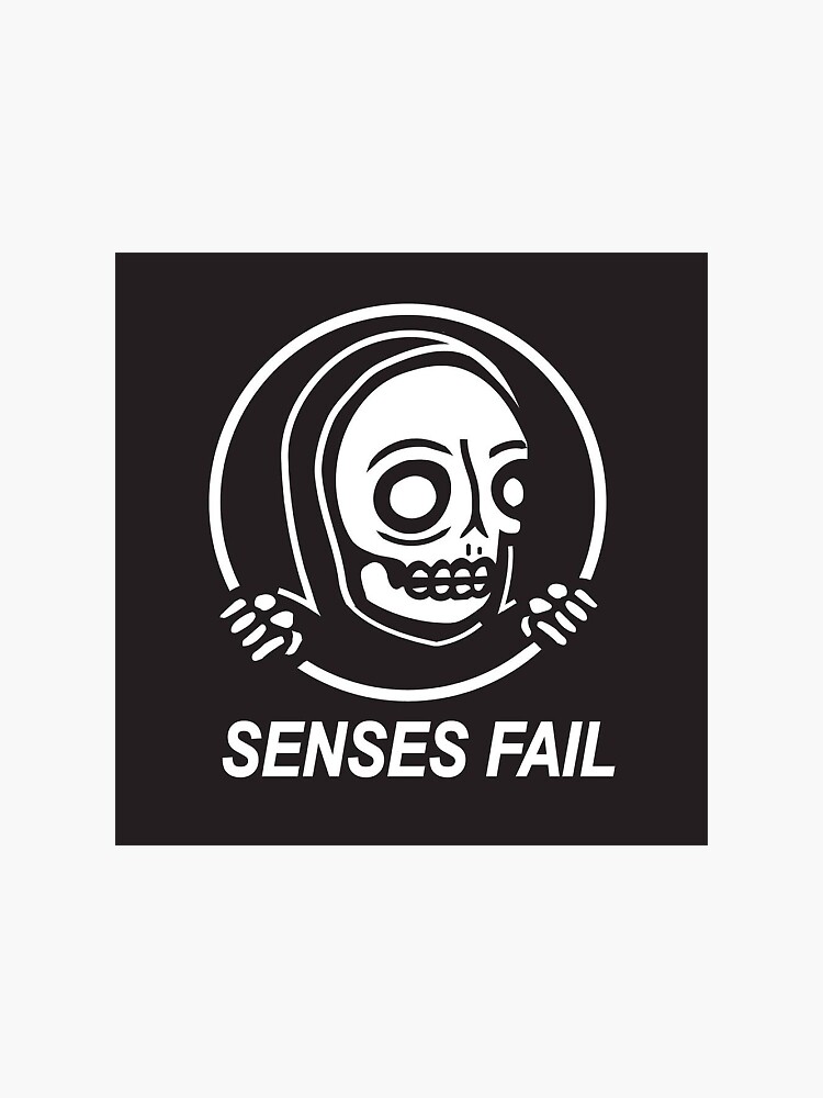 "Senses Fail Logo" Sticker for Sale by odetosIeep | Redbubble
