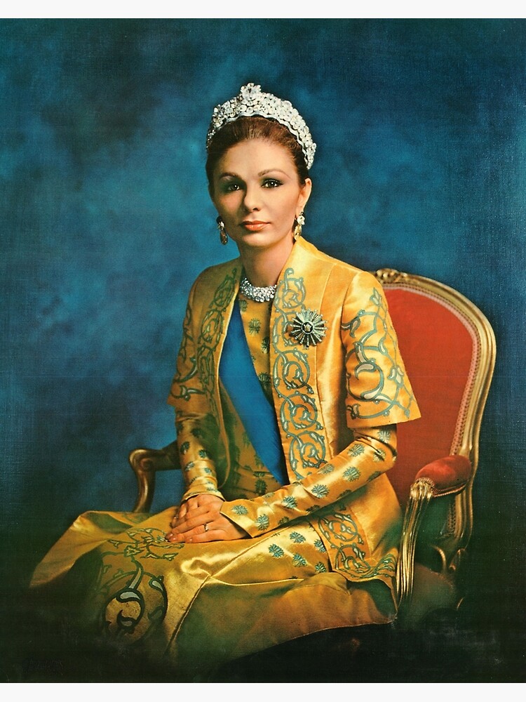 "The Queen of Iran, Shahbanoo" Poster for Sale by artidiana | Redbubble