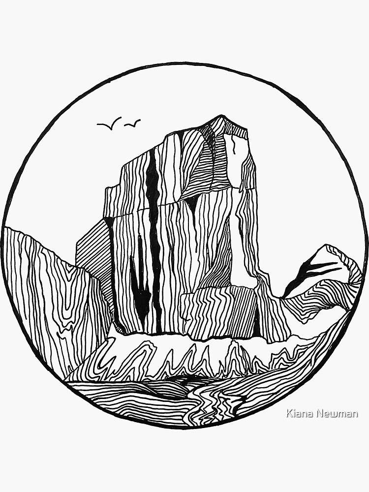 "Zion Angels Landing " Sticker for Sale by kianamoana | Redbubble