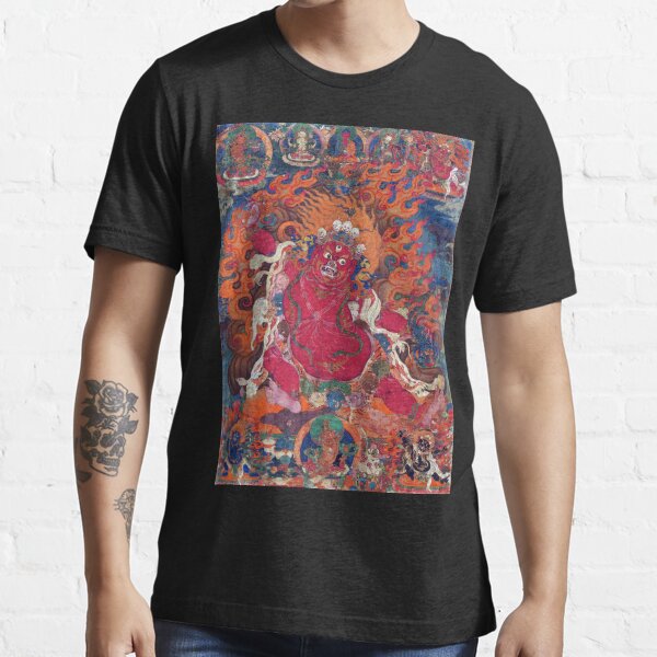 "Guru Dragpo (Tibetan Buddhism, Restored Artwork)" T-shirt for Sale by ...